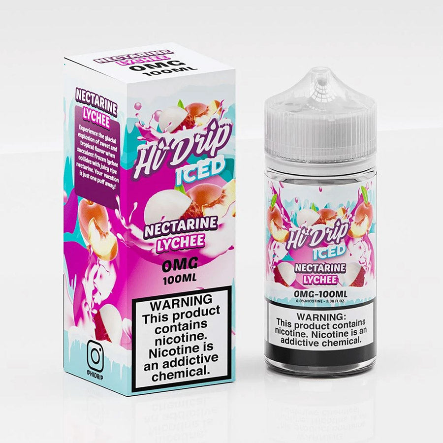 Hi-Drip Nectarine Lychee Iced 100ml – TCcigs